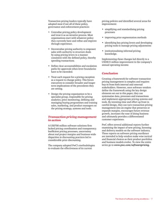 The future of software pricing excellence transaction pricing ...