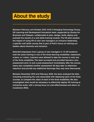 Pwc - Understanding The Effectiveness of Virtual Reality Soft Skills ...