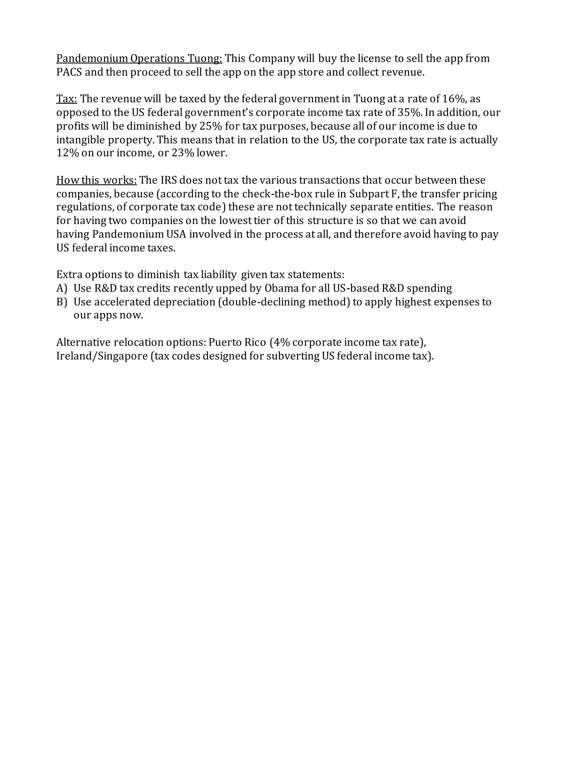 PwC case competition executive summary | DOCX