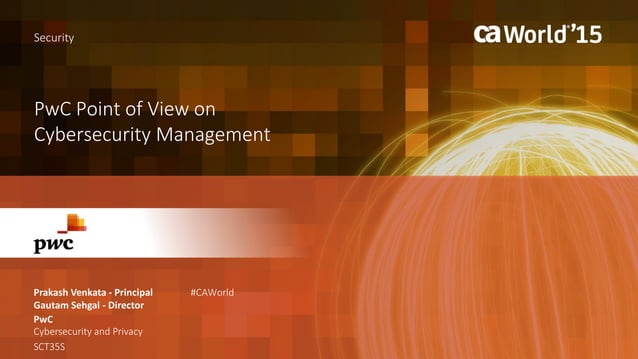 PwC Point of View on Cybersecurity Management | PDF