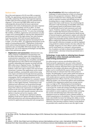 Trends in the microfinance ecosystem | PDF