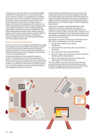 Trends in the microfinance ecosystem | PDF