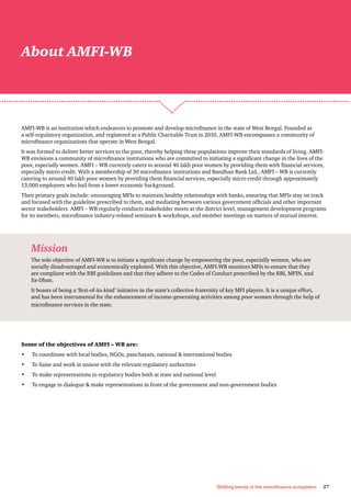 Trends in the microfinance ecosystem | PDF