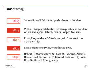 PwC Switzerland - All about us | PPT