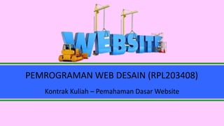 Slide Mata Kuliah Pemrograman Web Desain.pptx