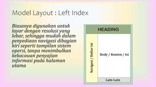 Layout dan Kriteria Situs Web pada Matakuliah Pemrograan Web Desain | PPSX