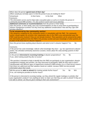 Pwd screening form with guidelines for completion | PDF
