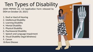 PERSONS WITH DISABILITY SENSITIVITY PRESENTATION | PPT