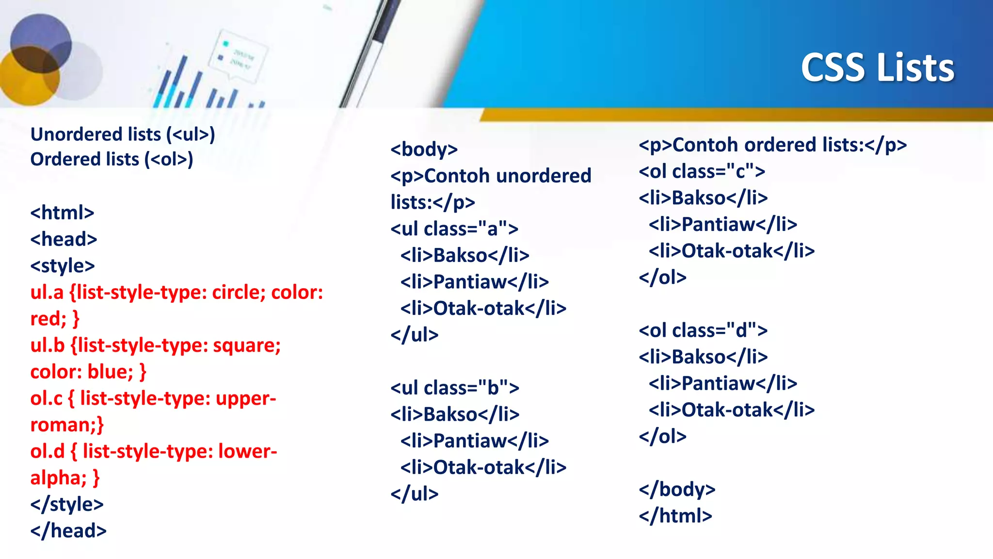 Pemograman WEB (CSS Lanjutan) | PPTX
