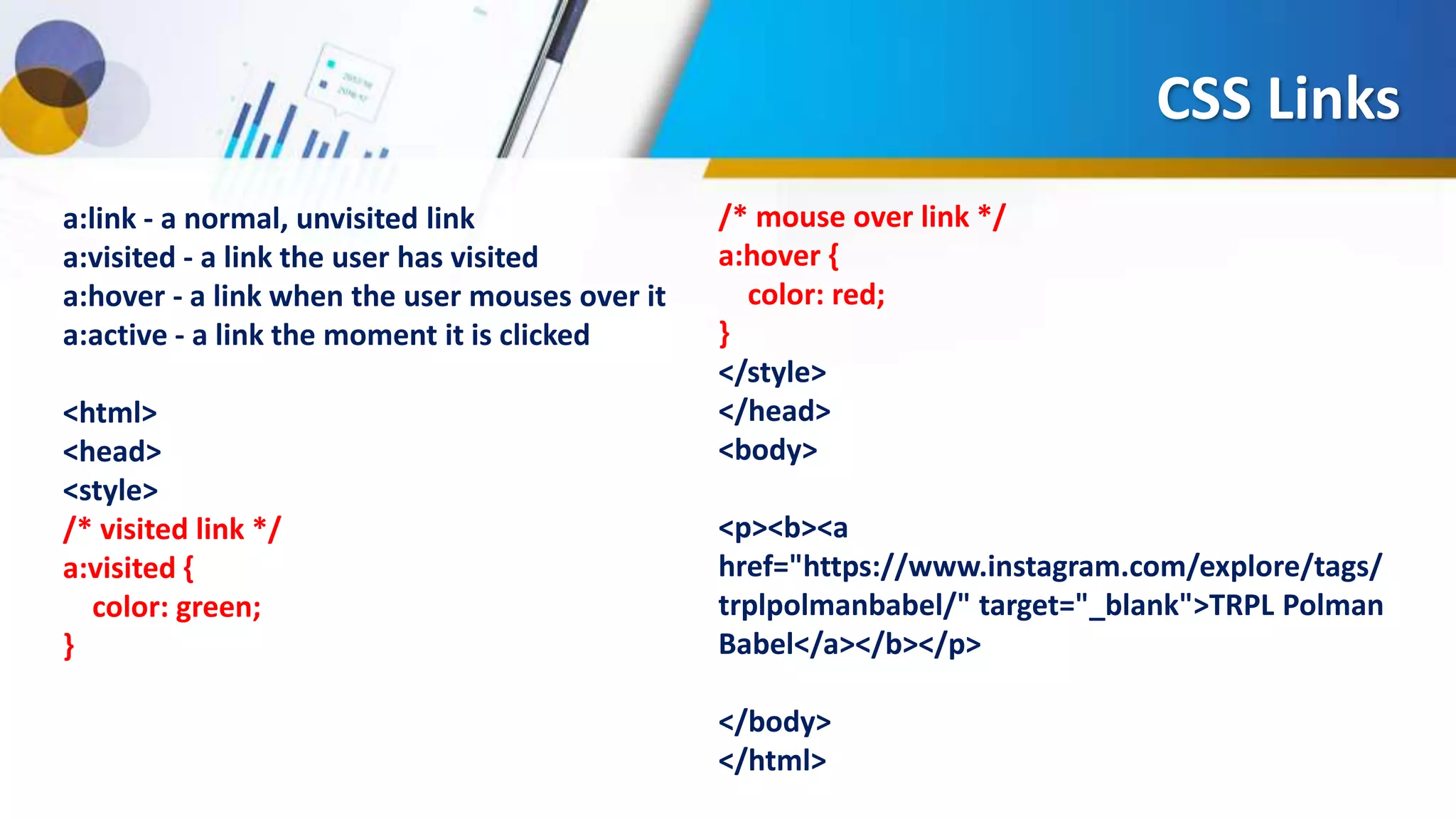Pemograman WEB (CSS Lanjutan) | PPTX