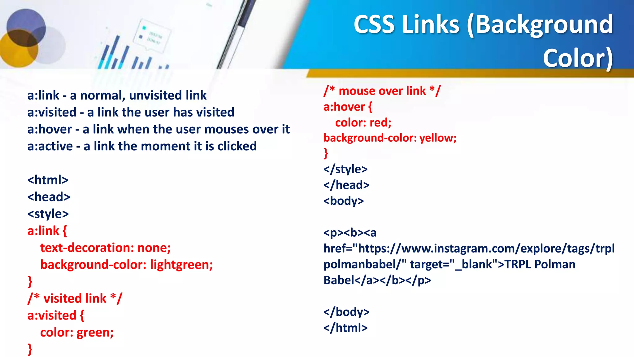 Pemograman WEB (CSS Lanjutan) | PPTX