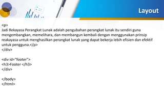 Pemograman WEB (CSS Lanjutan) | PPTX