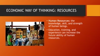 Economic Way of Thinking | PPTX