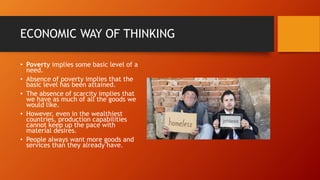Economic Way of Thinking | PPTX