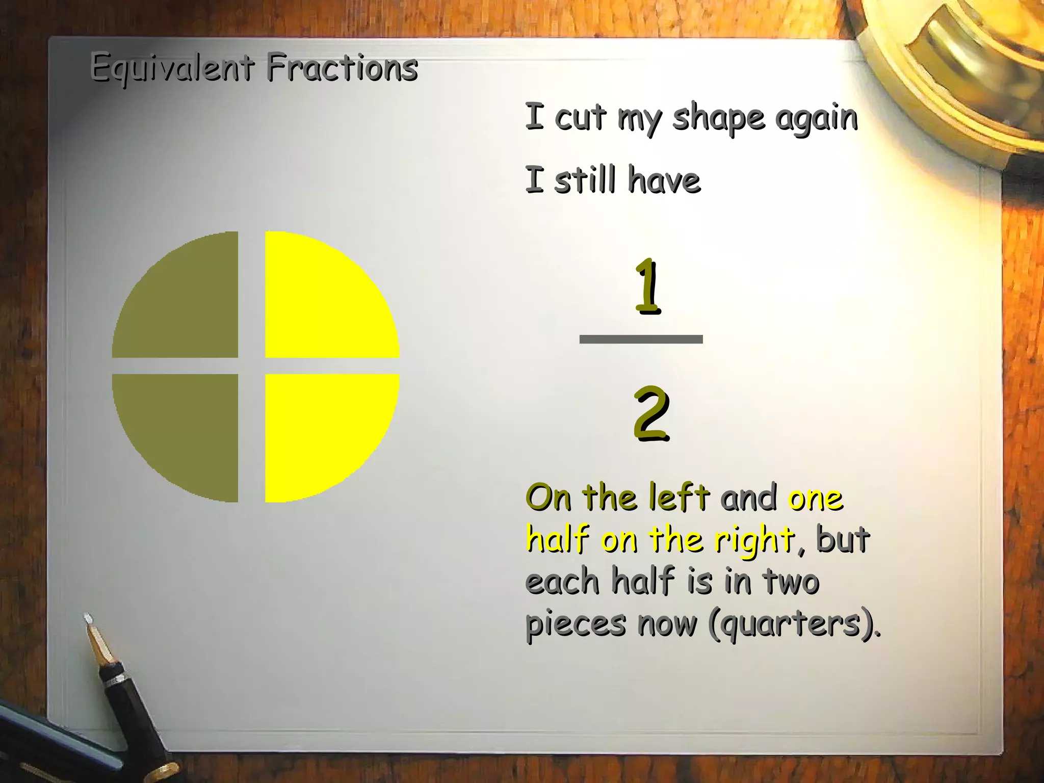 EQUIVALENT FRACTIONS | PPT
