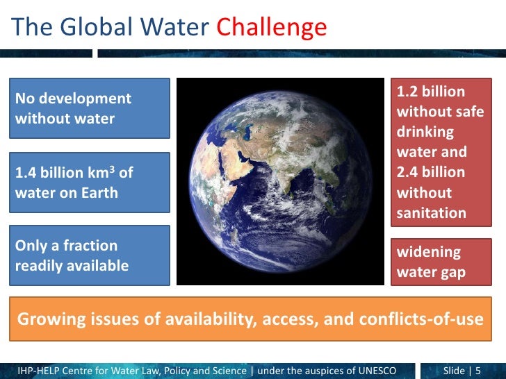 Scotland as a hydro-nation: global perspective: challenges and opport…