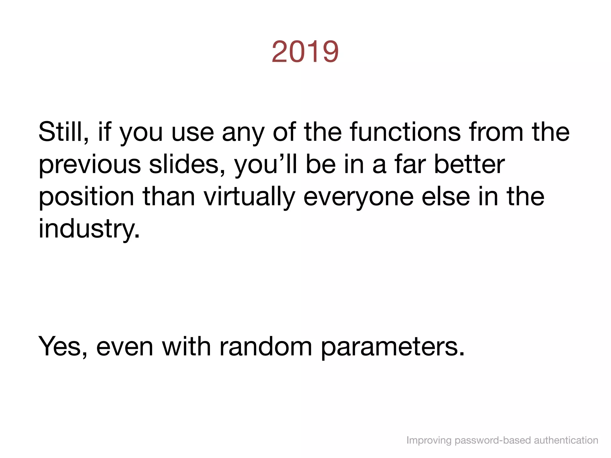 Improving Password Based Authentication Ppt