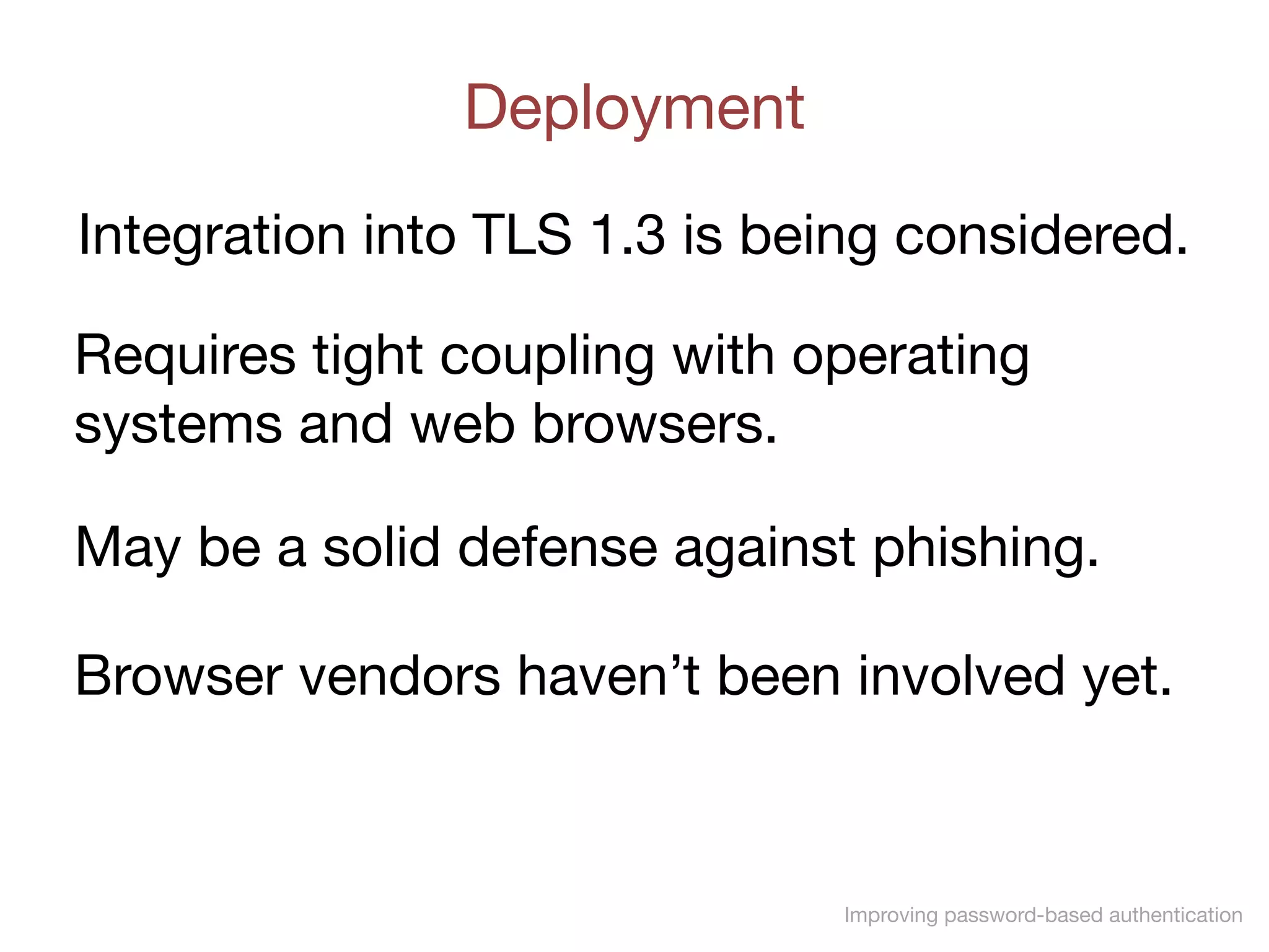 Improving Password Based Authentication Ppt