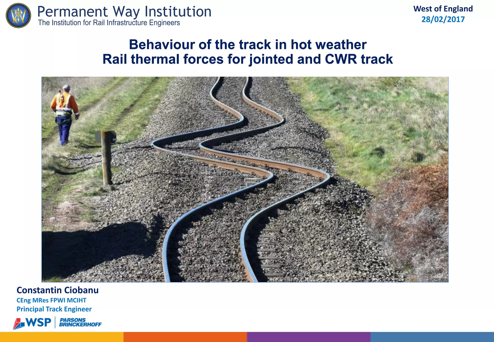Behaviour of the track in hot weather. Rail thermal forces for jointed ...