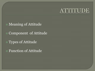 “ATTITUDE, PRECEPTION & APTITUDE” | PPTX