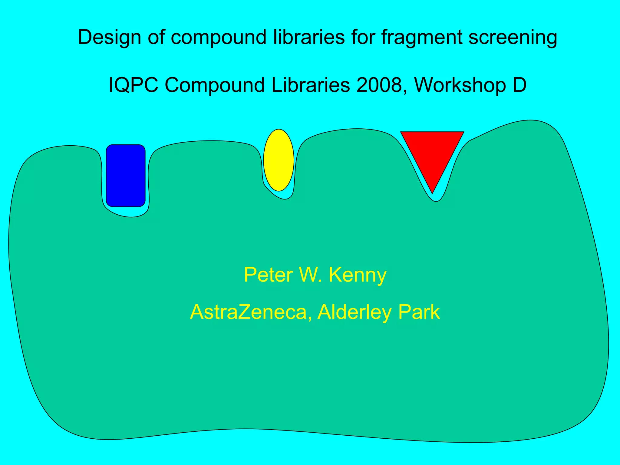 Fragment screening library workshop (IQPC 2008) | PDF | Chemistry | Science
