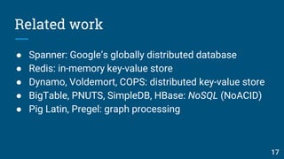 TAO: Facebook's Distributed Data Store for the Social Graph | PDF