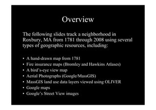 Mapping Roxbury Through Time | PDF