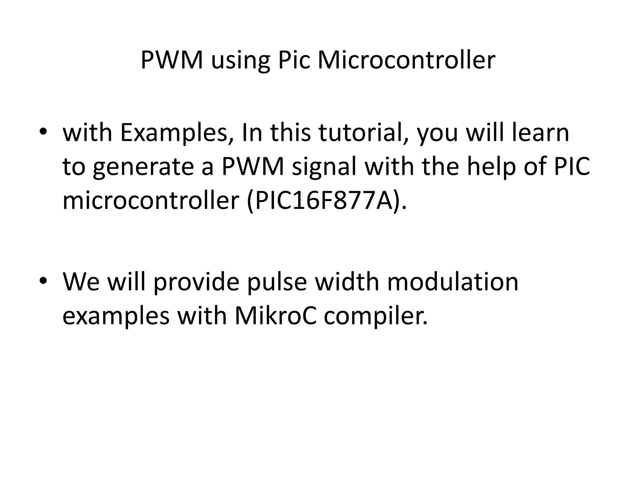 Pwmpuls Width Modulation Chapterespptx Computer Peripherals Computing