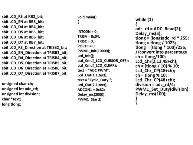 Pwm Puls Width Modulation Chapteres Pptx