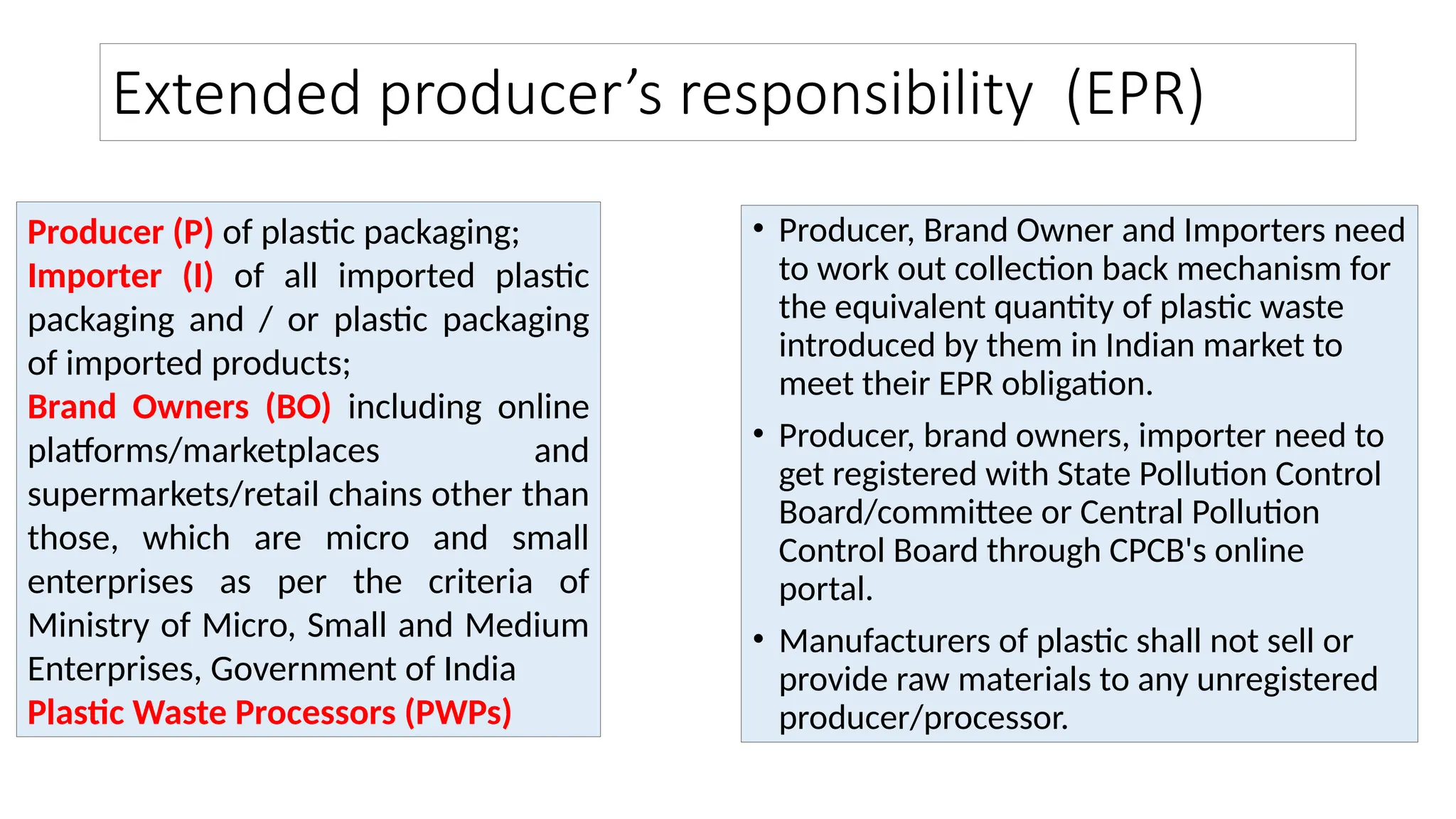 Plastic waste managements rules in India | PPTX