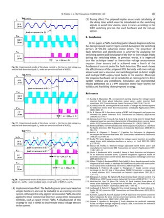 PWM-Switching pattern-based diagnosis scheme for single and multiple open-switch damages in VSI ...