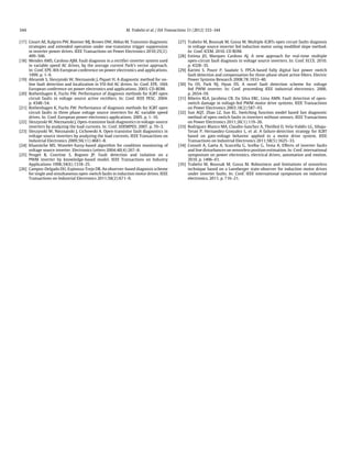 PWM-Switching pattern-based diagnosis scheme for single and multiple open-switch damages in VSI ...