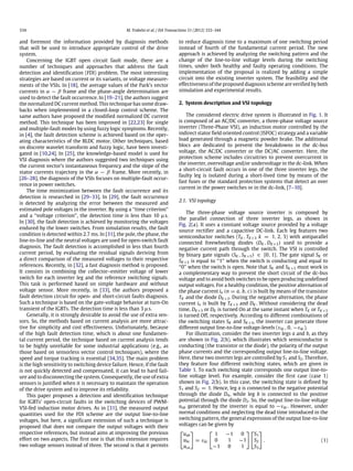 PWM-Switching pattern-based diagnosis scheme for single and multiple open-switch damages in VSI ...