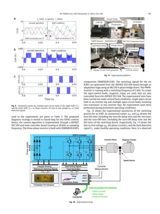 PWM-Switching pattern-based diagnosis scheme for single and multiple open-switch damages in VSI ...