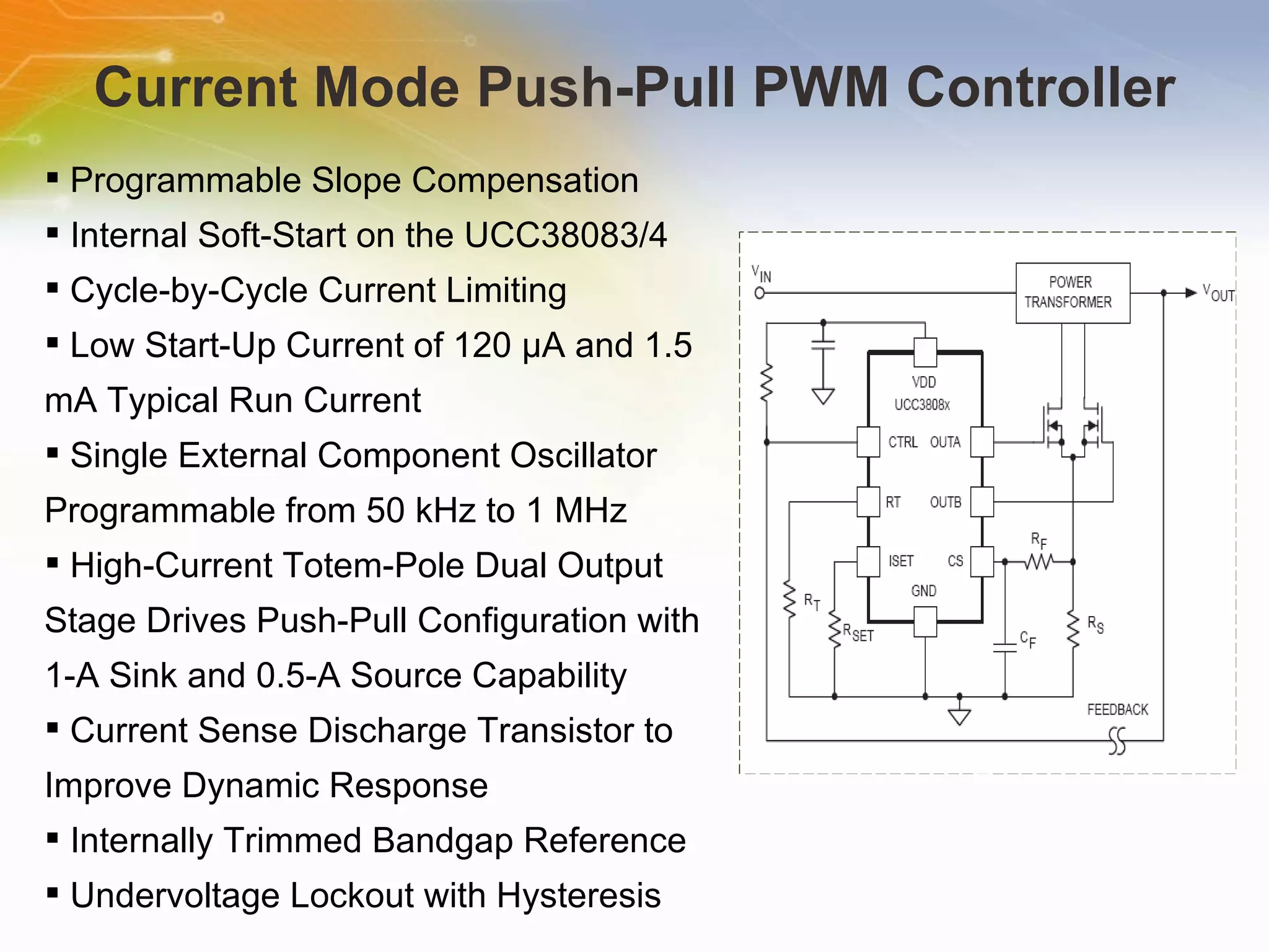PWM Controller for Power Supplies | PPT