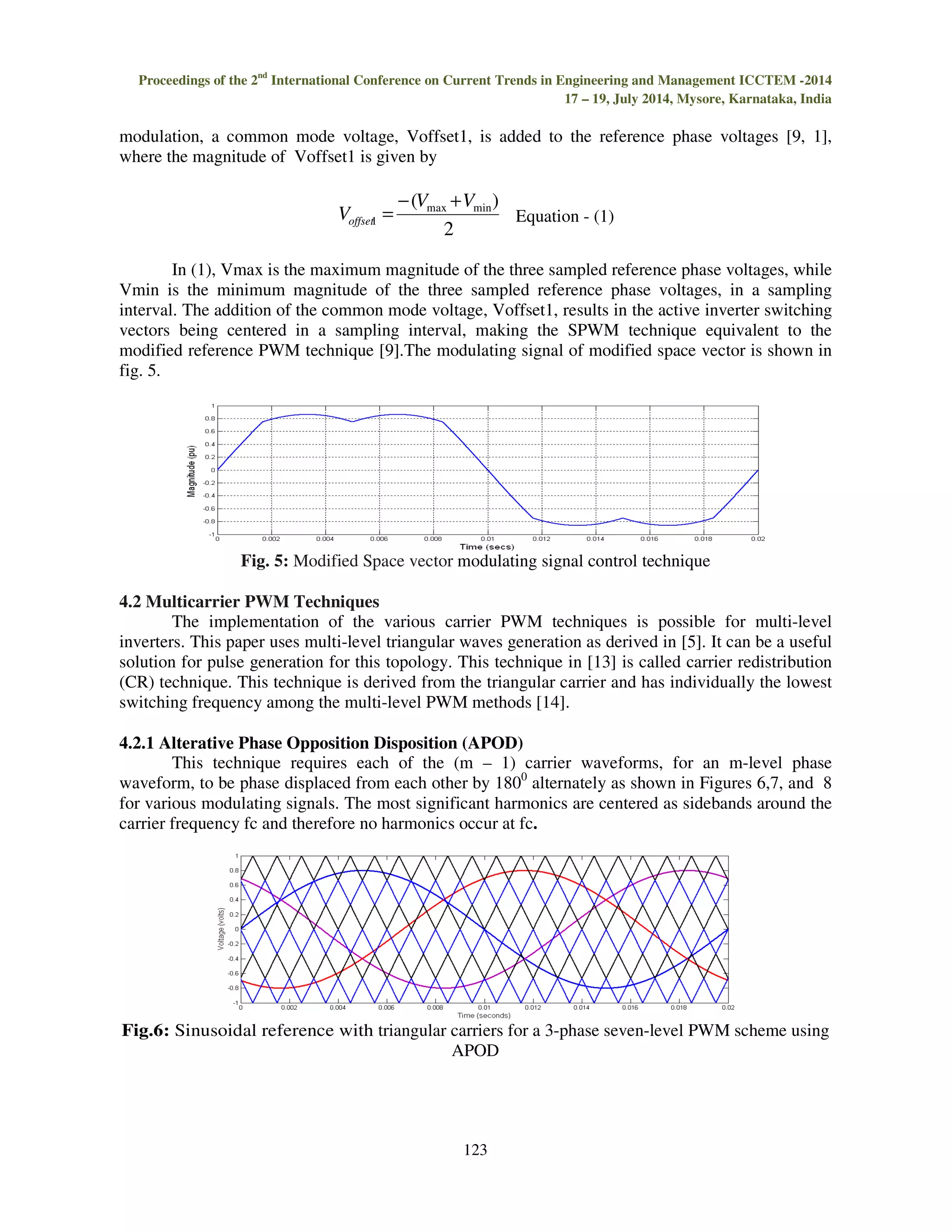 Pwm control strategies for multilevel inverters based on carrier redistribution technique | PDF