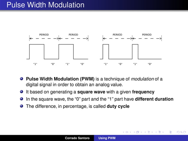 Pulse Width Modulation Signal Generation with MCUs | PPT