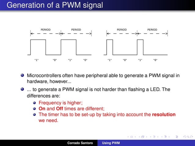 Pulse Width Modulation Signal Generation With Mcus Ppt