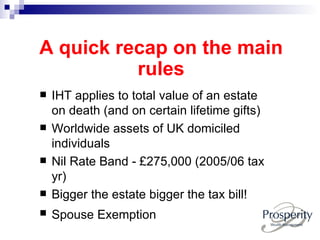 Inheritance Tax Presentation | PPT