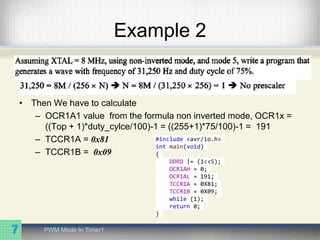 Pwm(Pulse Width Modulation) presentation | PPTX