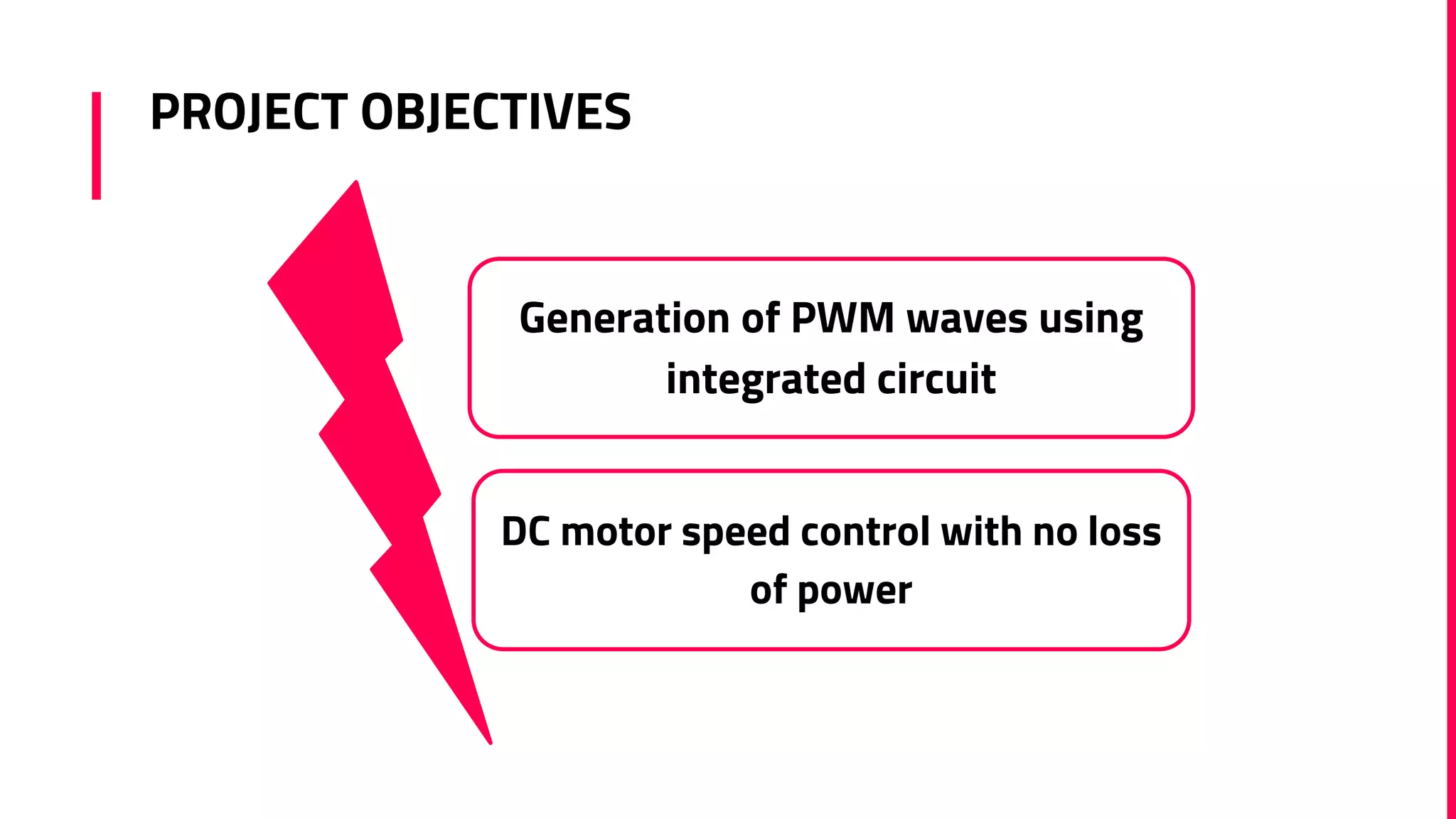 pwm for speed control | PPTX