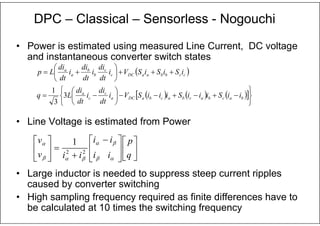 VOC and DPC Control Schemes for Three-Phase Boost Type Pulse Width ...