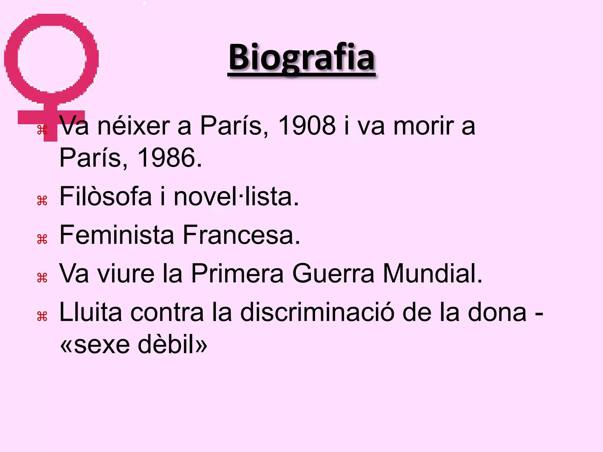 simone de beauvoir | PPTX
