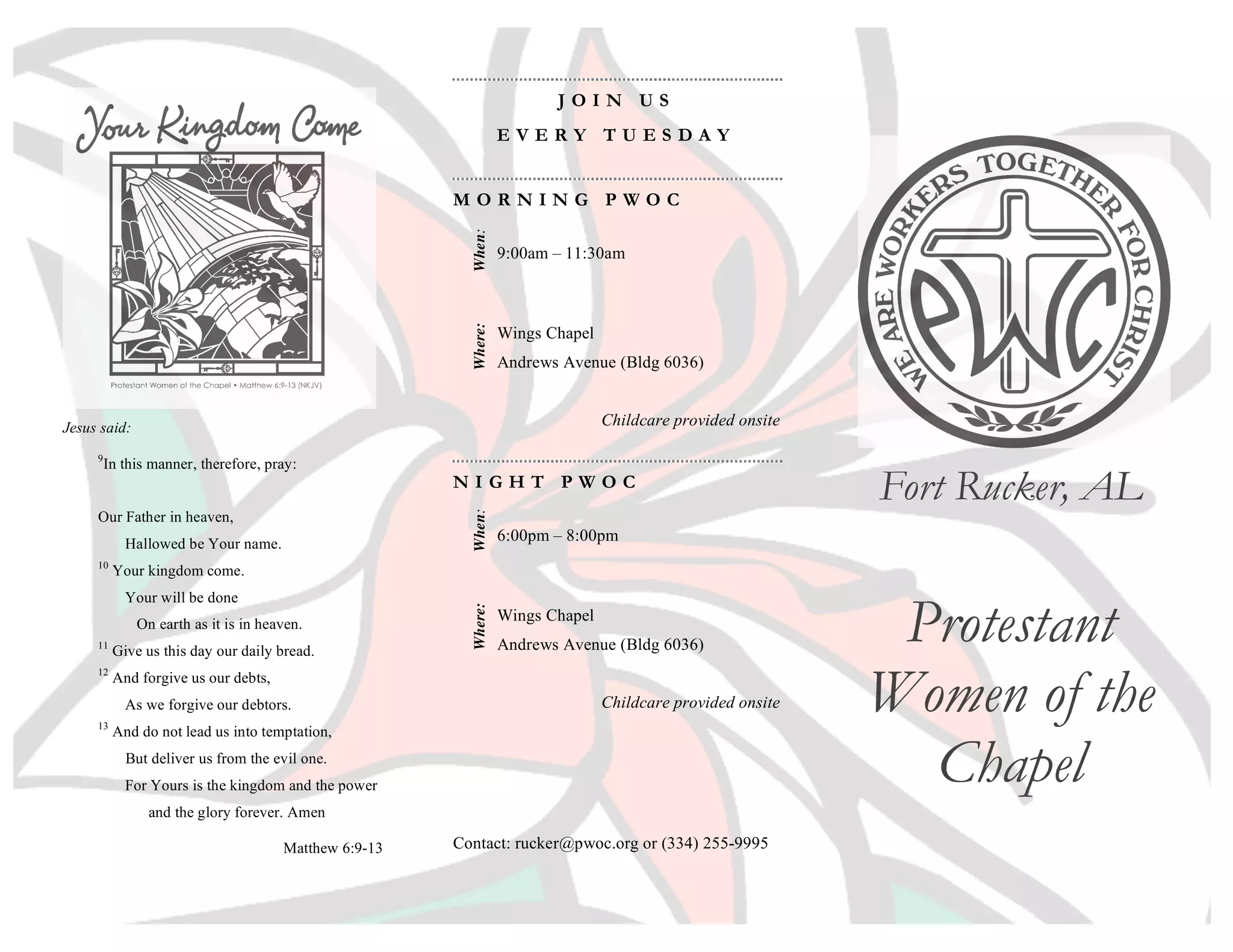 Pwoc brochure 1 | PDF