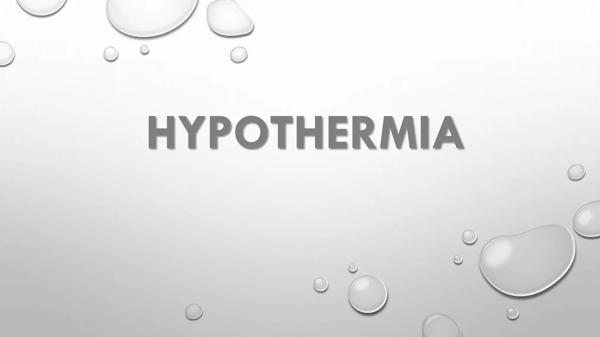 Hypothermia | PDF