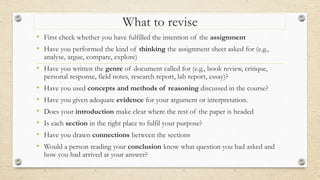Advice on academic essay writing | PPTX