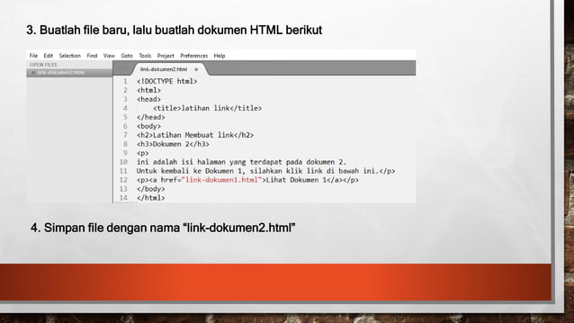 Materi ajar PWPB kelas XI RPL - Hyperlink pada HTML | PDF