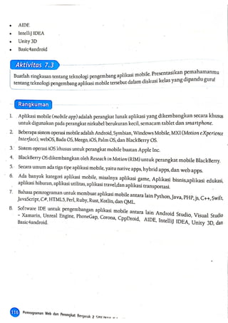 Pemrograman web dan perangkat bergerak - Teknologi aplikasi mobile | PDF