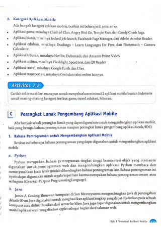 Pemrograman web dan perangkat bergerak - Teknologi aplikasi mobile | PDF