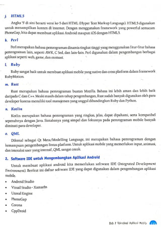 Pemrograman web dan perangkat bergerak - Teknologi aplikasi mobile | PDF